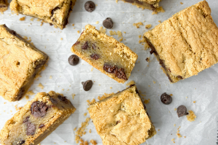 Classic Gluten-Free Blondies that are Chewy in the Center