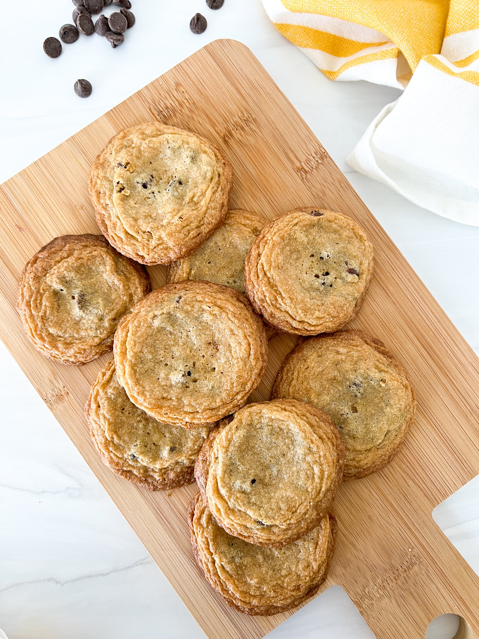 Chewy Cassava Flour Chocolate Chip Cookies (Gluten Free)
